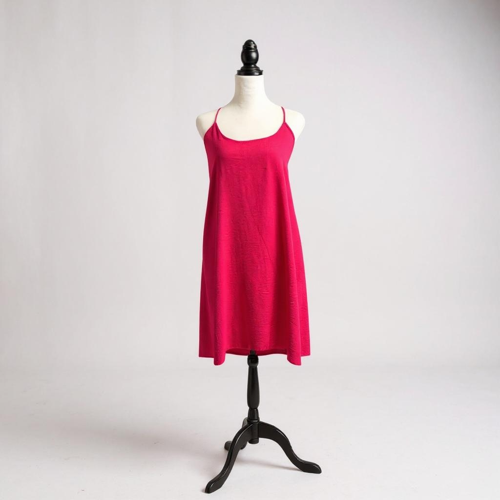 Ladies Cross Over Back Maxi Dress In Pink – Marabellas Boutique